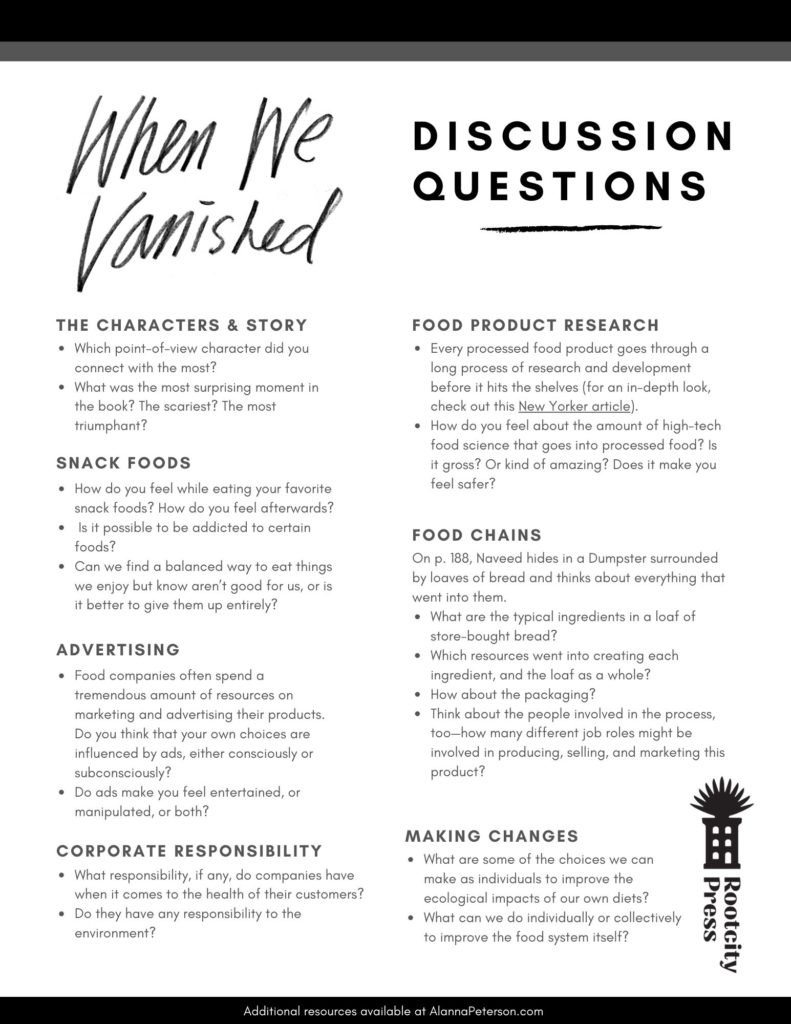 Discussion Questions - Alanna Peterson